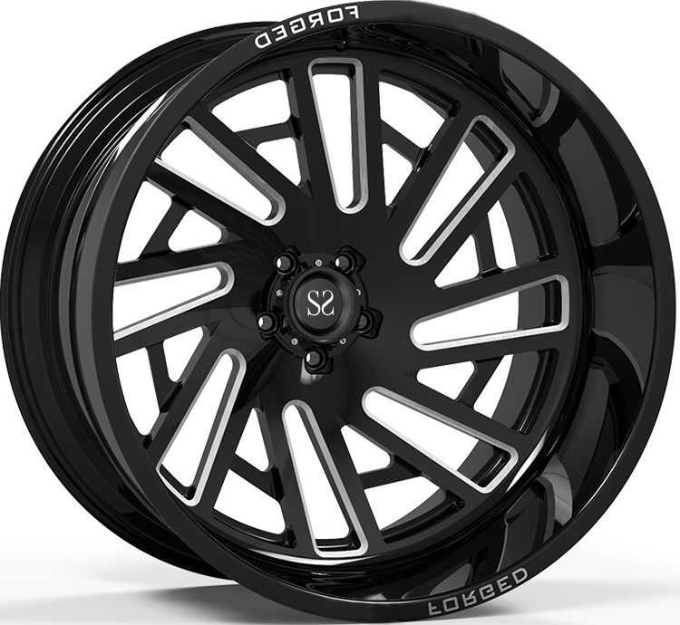 Velg Off Road 24x12 dan 24x14 Gloss Black Deep Lip Disesuaikan 4x4 ...